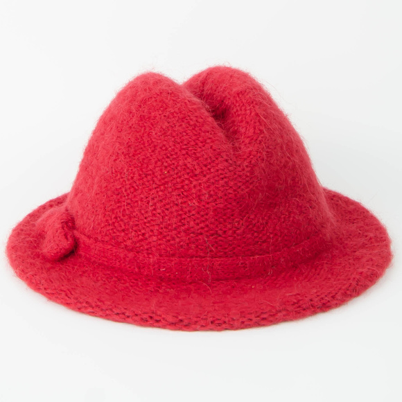 Headliners | Accessories | Vintage Fedora Knit Hat Red Headliners ...